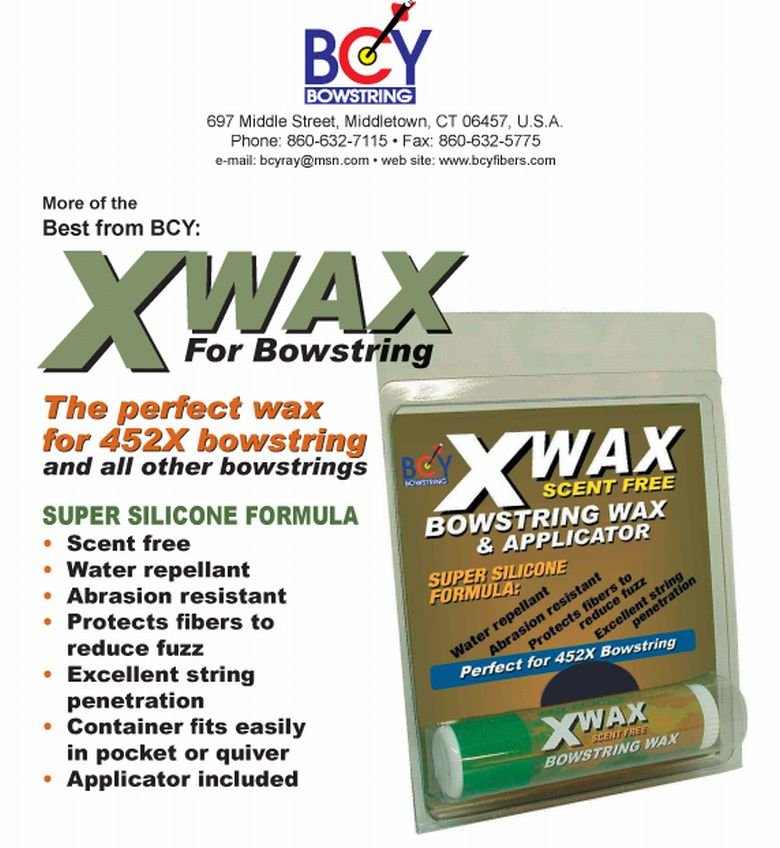 BCY WAX FOR BOWSTRINGS X - WAX SUPER SILICONE FORMULA, 8,90