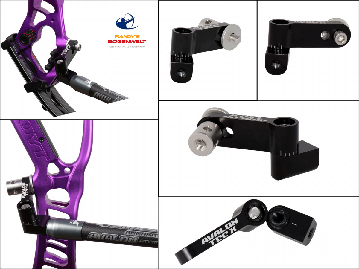 AVALON TEC X MONO - ADJUSTABLE UNI BAR MOUNT 5/16 BLACK, 19,90