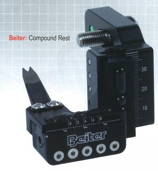 BEITER PFEILAUFLAGE COMPOUND REST LH OD116 - Overdraw 56mm, 249,90